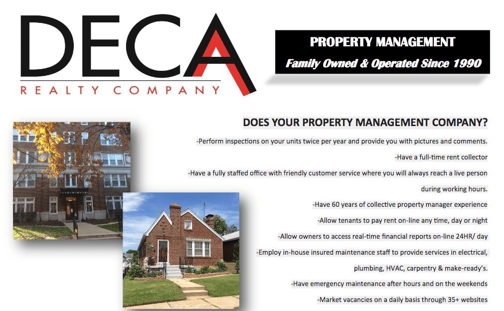 Does Your Property Management Company??... | Deca Property Management